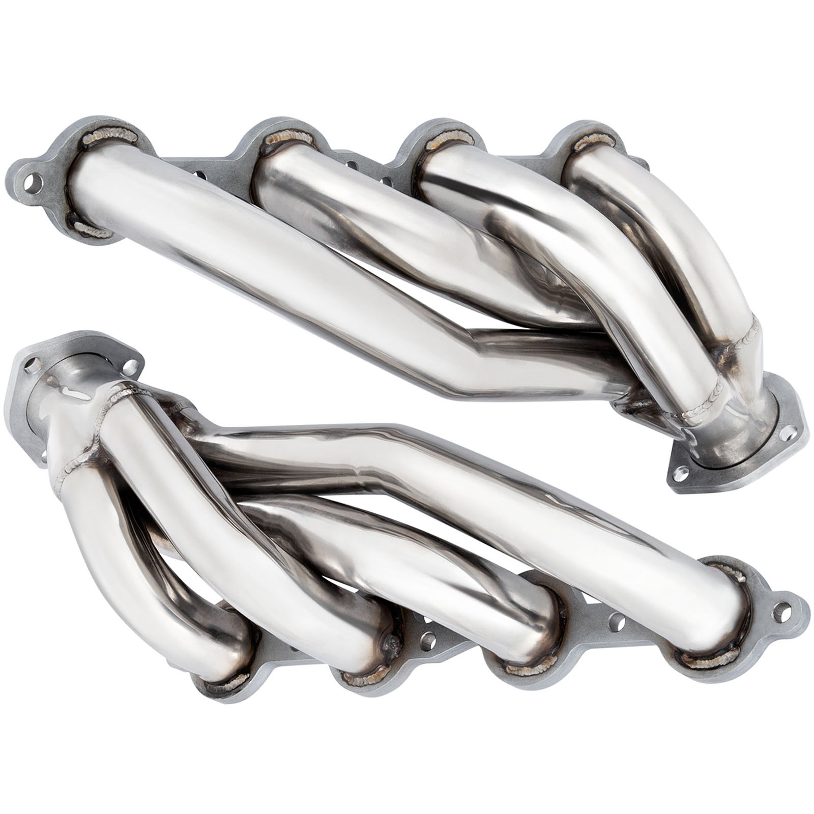 VEVOR Exhaust Header Set 1 5/8" Exhaust Turbo Headers Stainless Steel ...