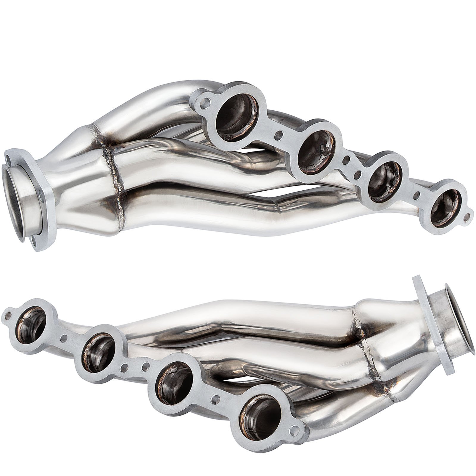 VEVOR Exhaust Header Set 1 5/8" Exhaust Turbo Headers Stainless Steel LS Swap Exhaust Headers ...