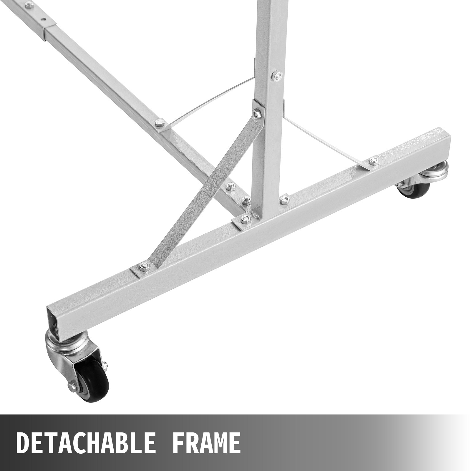 VEVOR Painting Rack 5ft-7ft Adjustable Height, Automotive Paint Stand 8 ...