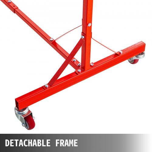 VEVOR Painting Rack 5ft-7ft Adjustable Height, Automotive Paint Stand 8 ...