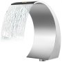 VEVOR Pool Waterfall Fountain Stainless Steel Fountain 15.4" x 7.9" x 1 ...