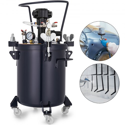 Commercial 2 1/2 Gallon (10 Liters) Spray Paint Pressure Pot Tank With ...