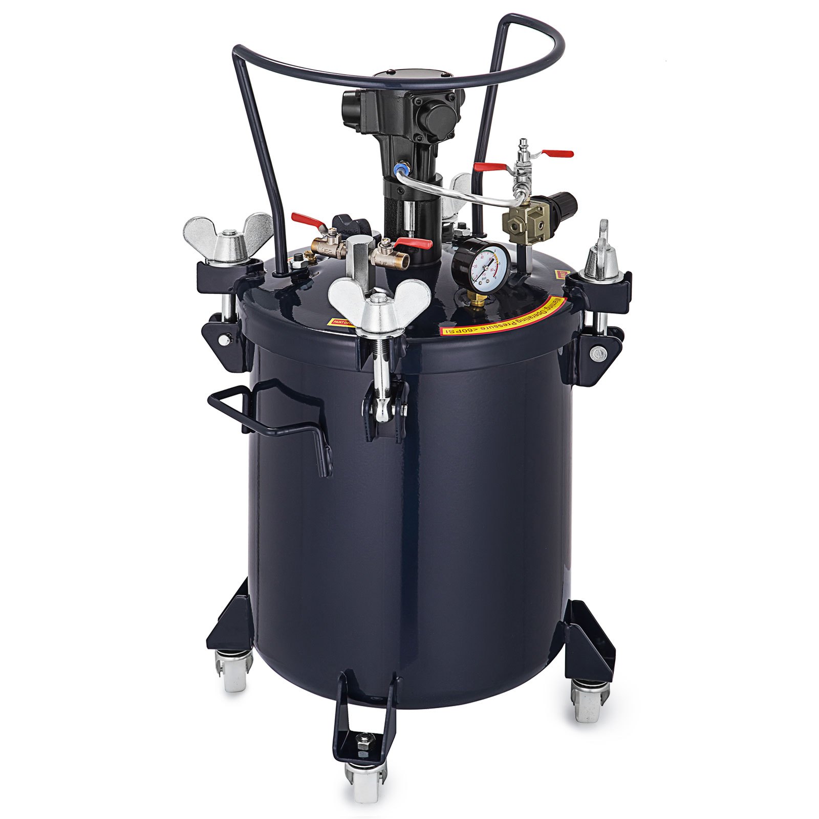 Commercial 2 1/2 Gallon (10 Liters) Spray Paint Pressure Pot Tank With ...
