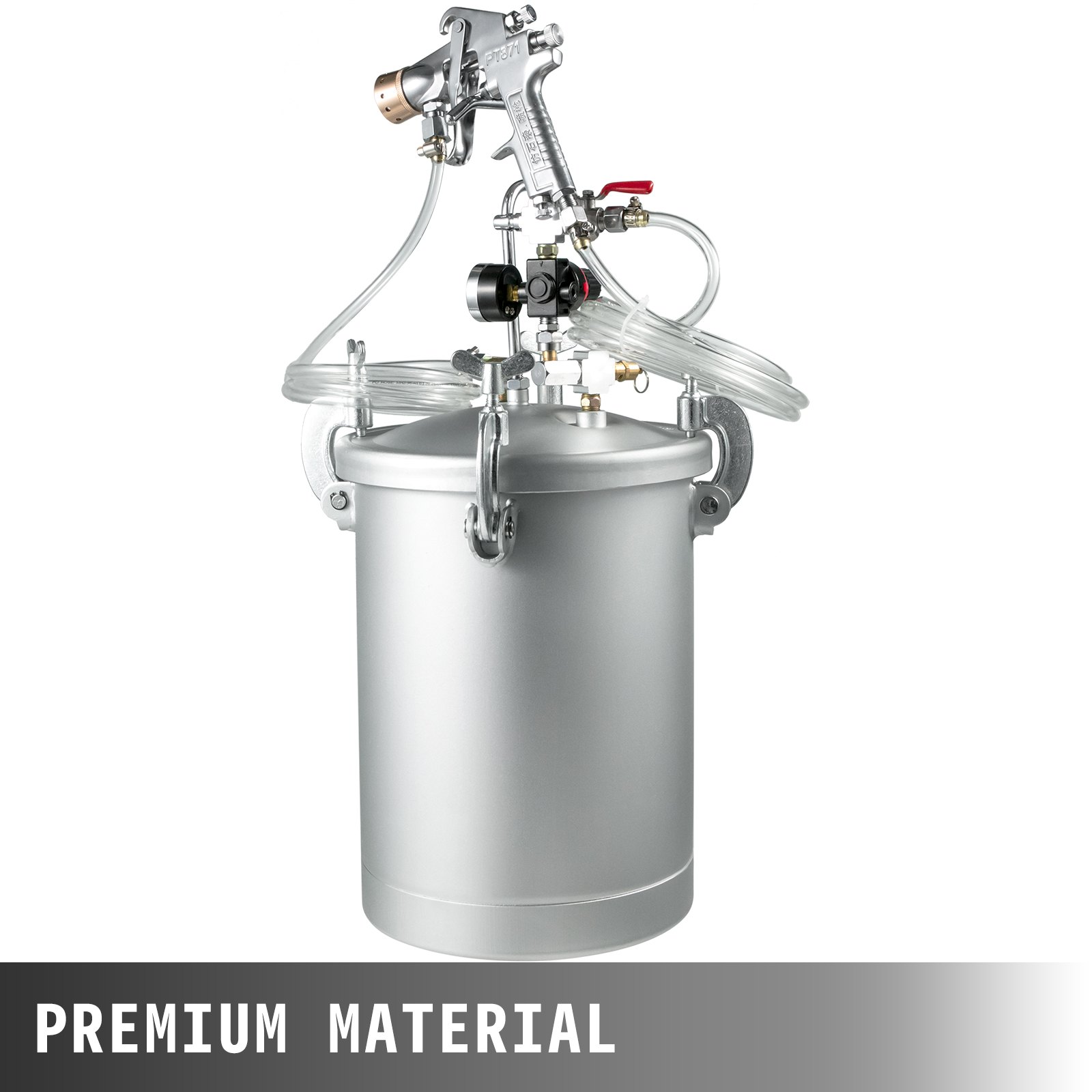 4 Gallon 4mm High Pressure Pot Paint Sprayer Industrial 15l House ...