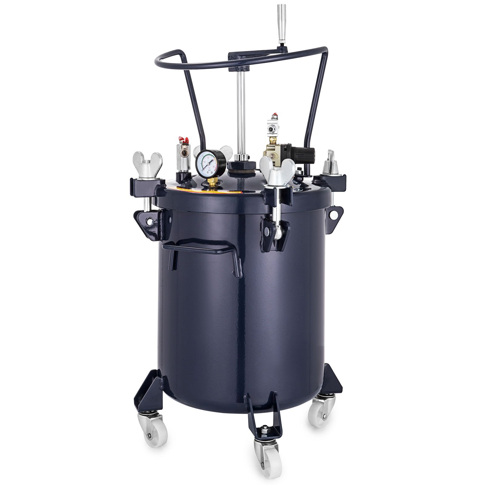 8 Gallon 30l Pressure Feed Paint Pot Tank Spray Sprayer Regulator ...
