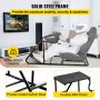 VEVOR Racing Simulator Stand Adjustable Steering Wheel Stand Carbon ...