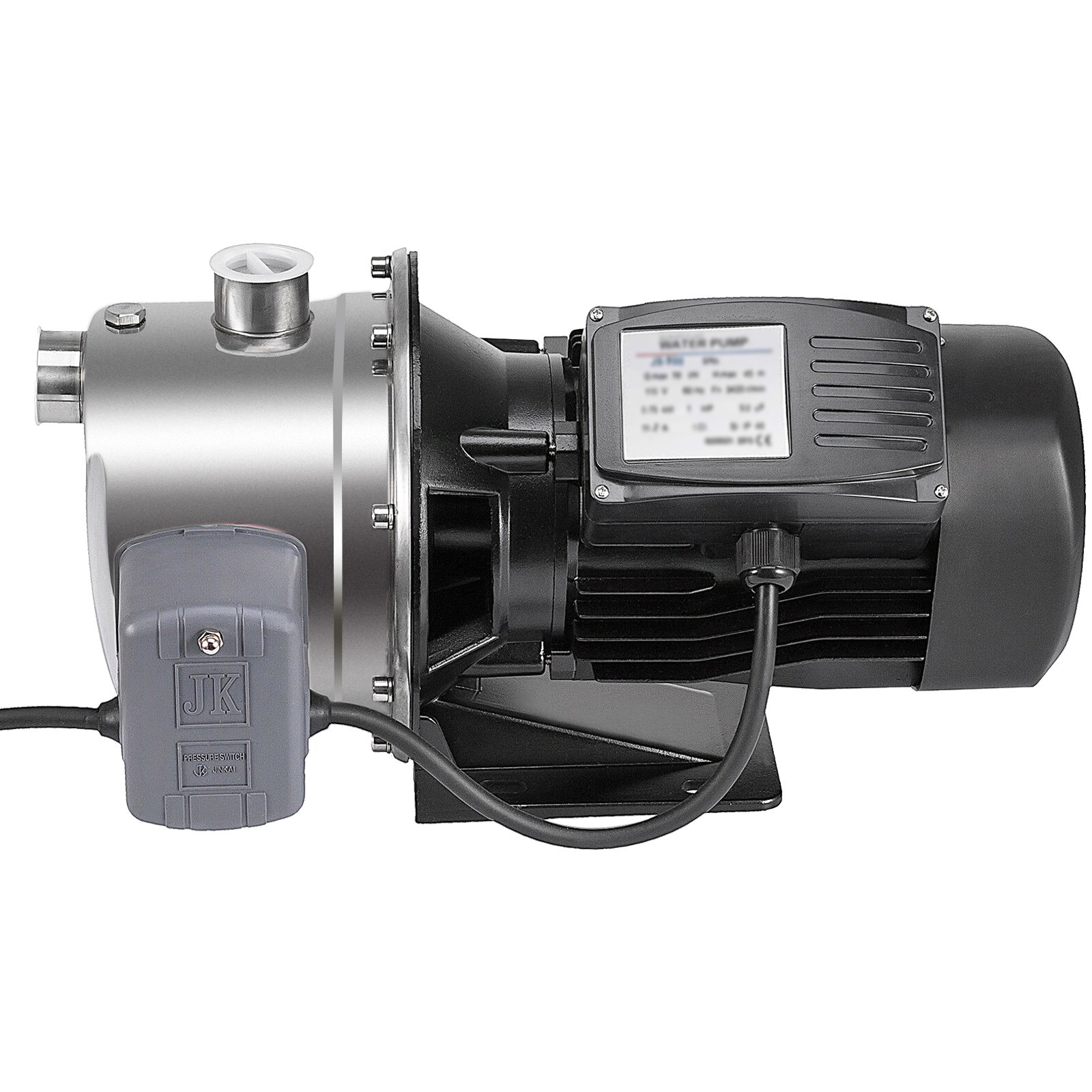 VEVOR Shallow Well Jet Pump with Pressure Switch 3/4HP Jet Water Pump ...