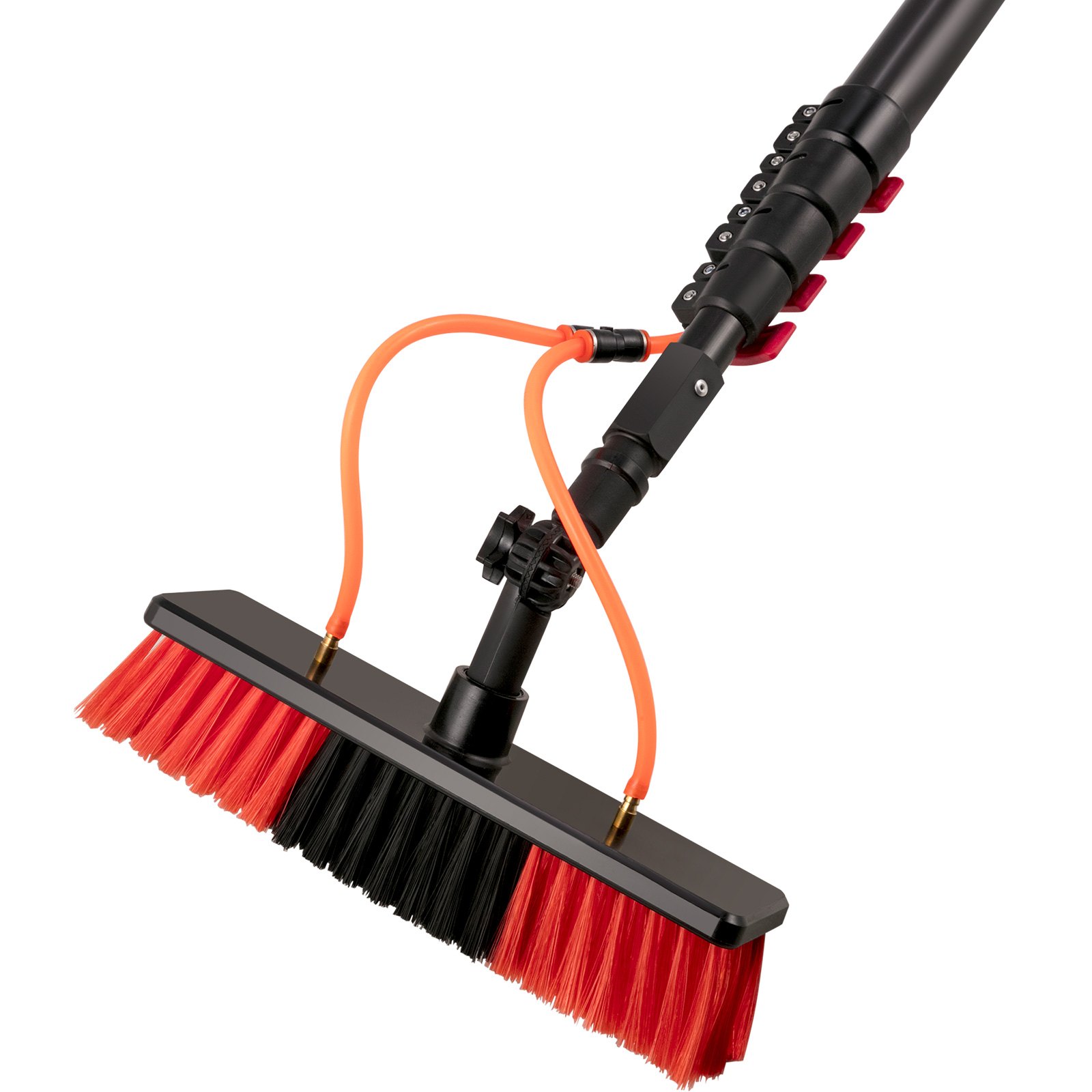 VEVOR Water Fed Pole Kit, 20ft Length Water Fed Brush, 6m Water Fed ...