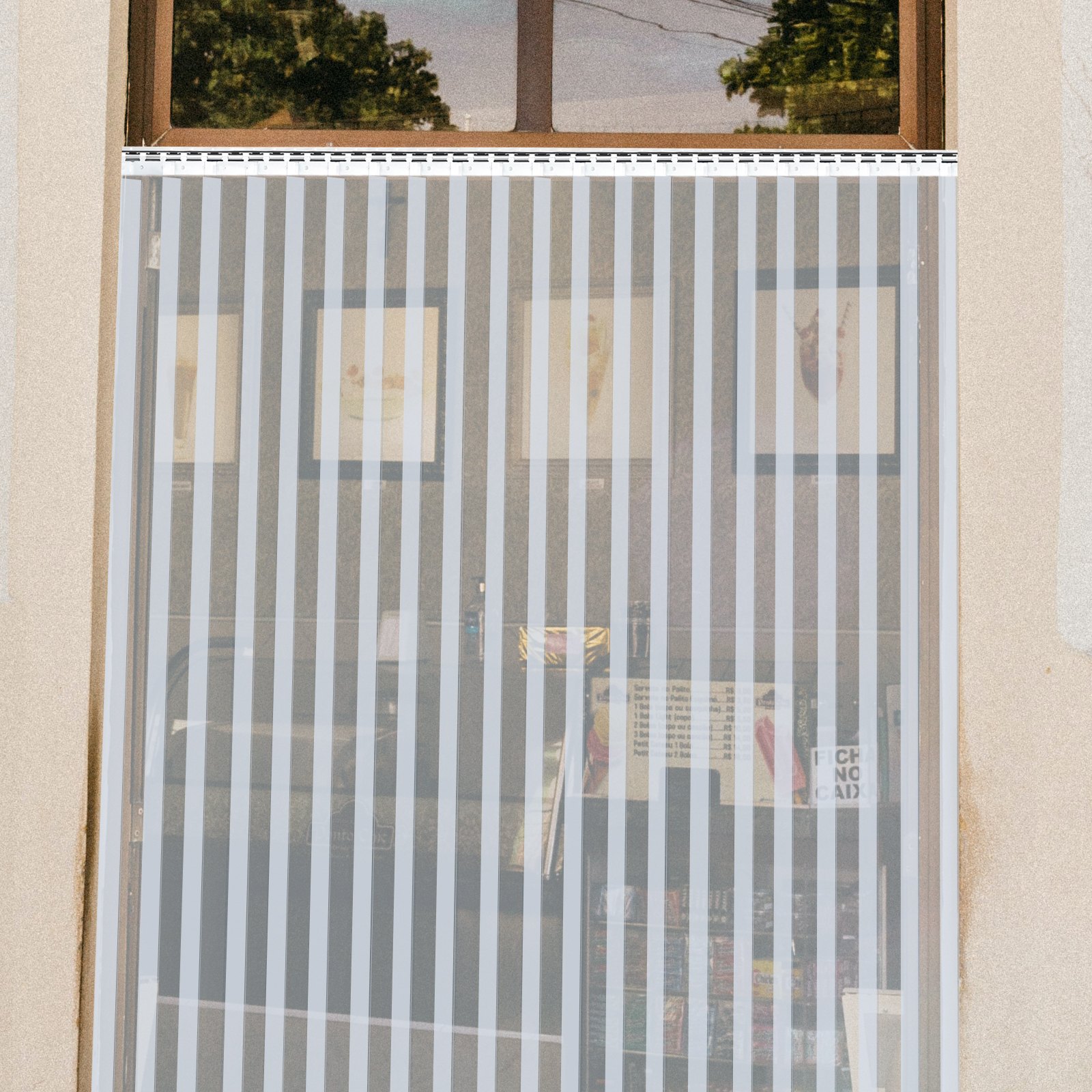 VEVOR 12PCS Plastic Curtain Strips, 48Inch (4ft) Width X 84Inch (7ft ...