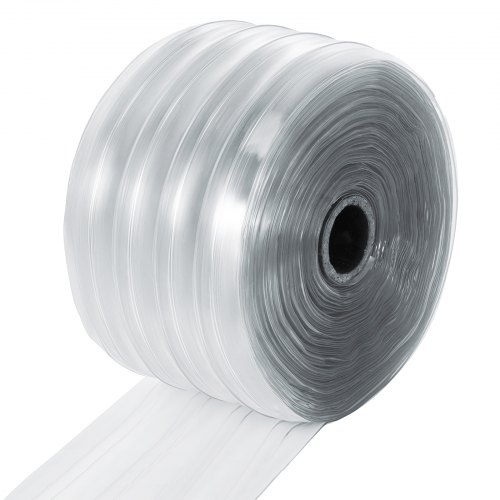 Ribbed PVC Plastic Strip Curtain 150ft Roll For Walk-in Warehouse Door ...