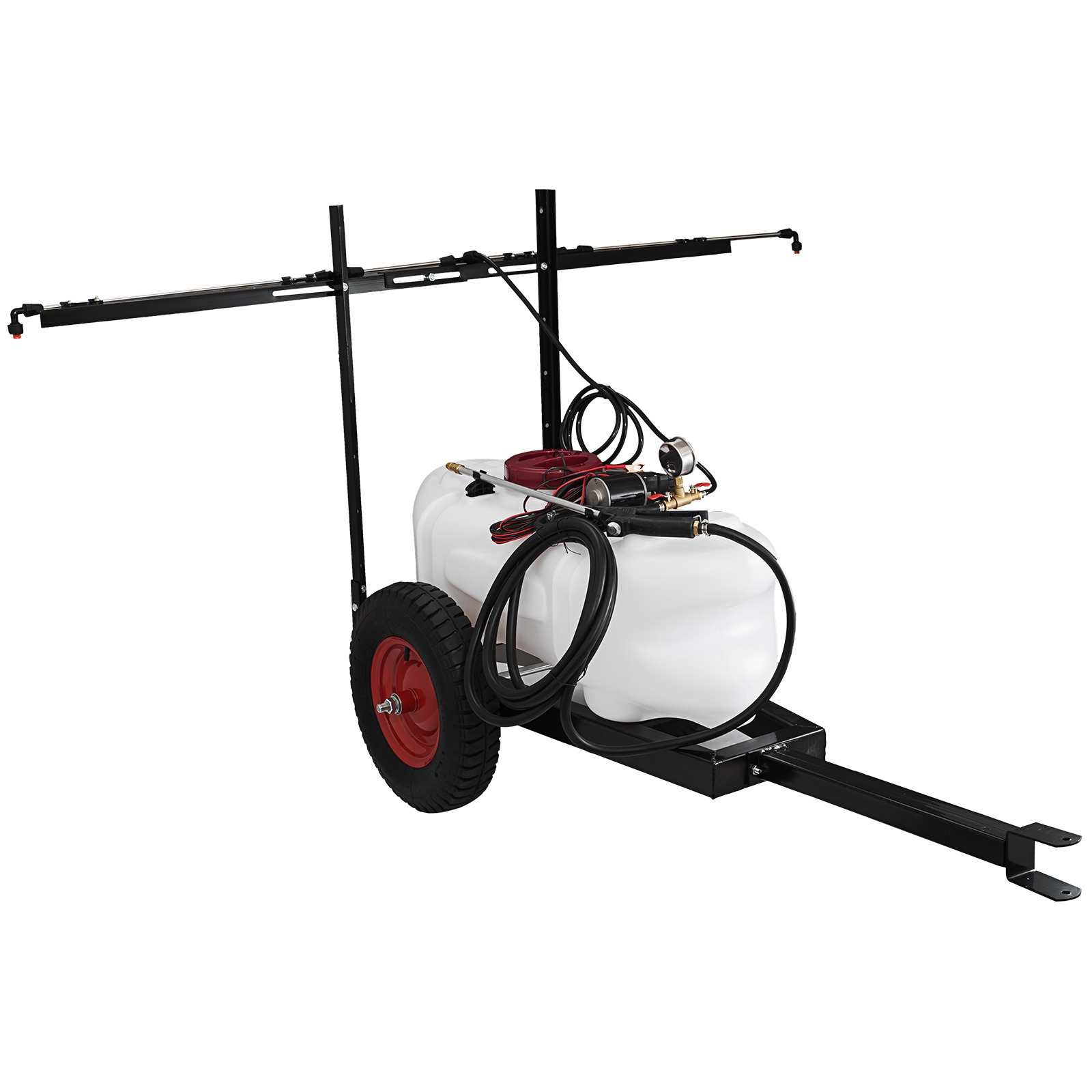 VEVOR 60l Atv Weed Sprayer 1.6m Boom Trailer Spot Boom Spray Tanks ...