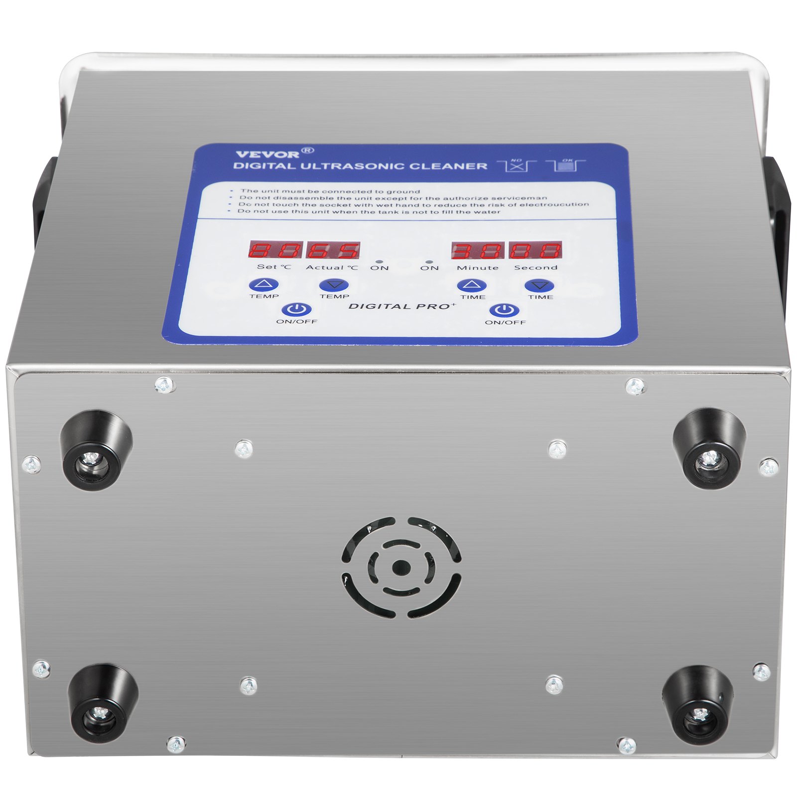 VEVOR VEVOR Digital Ultrasonic Cleaner Ultrasonic Cleaning Machine 3L ...