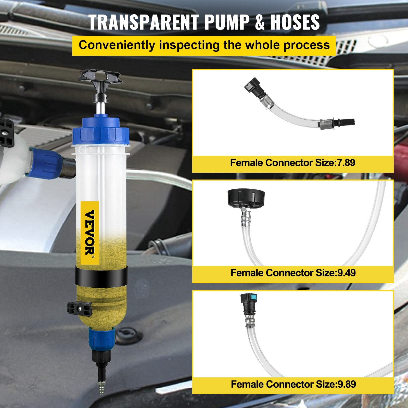 VEVOR Transmission Fluid Pump Manual ATF Refill System Dispenser, Oil ...
