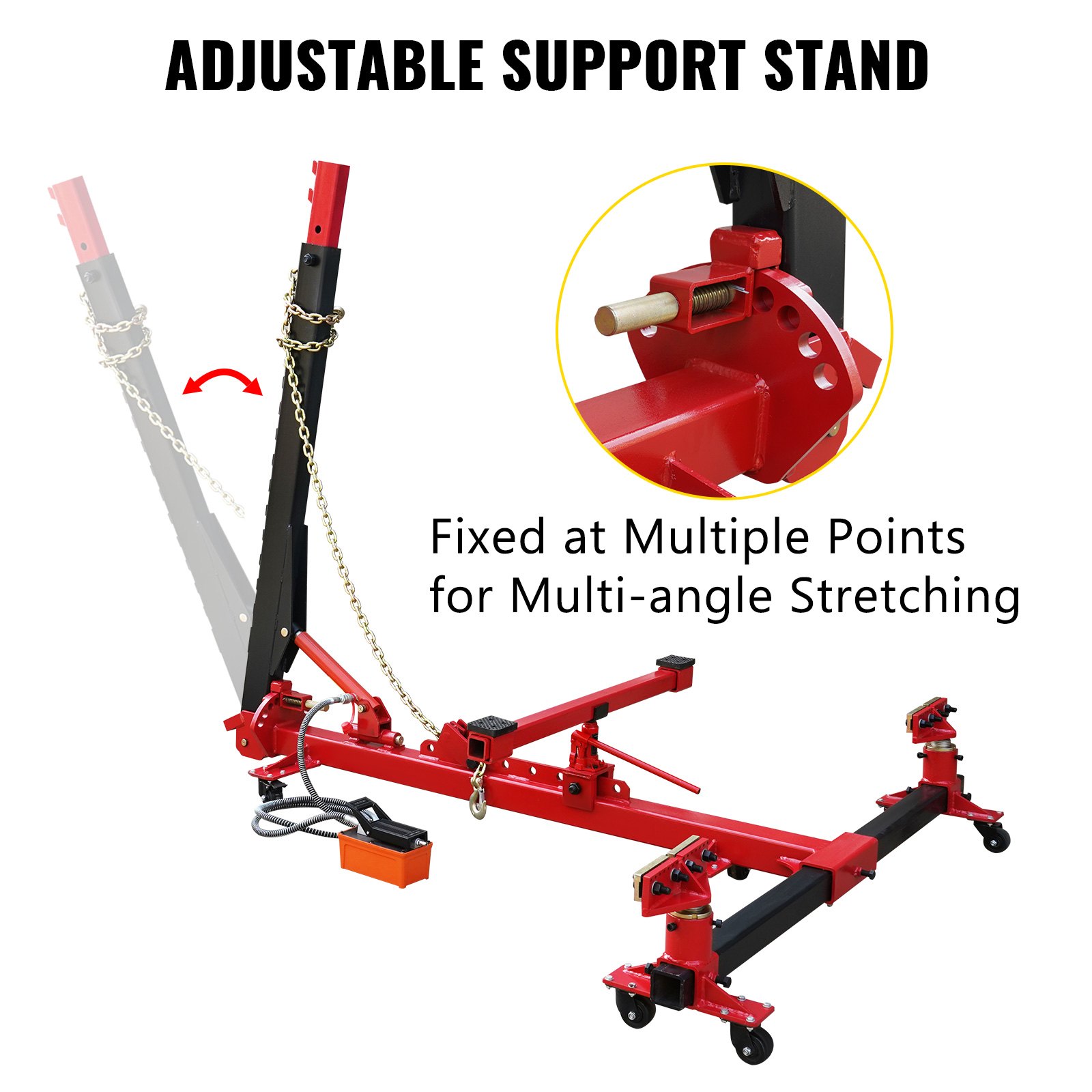 VEVOR Auto Body Frame Straightener 10 Ton PSI Air Pump Frame Puller ...
