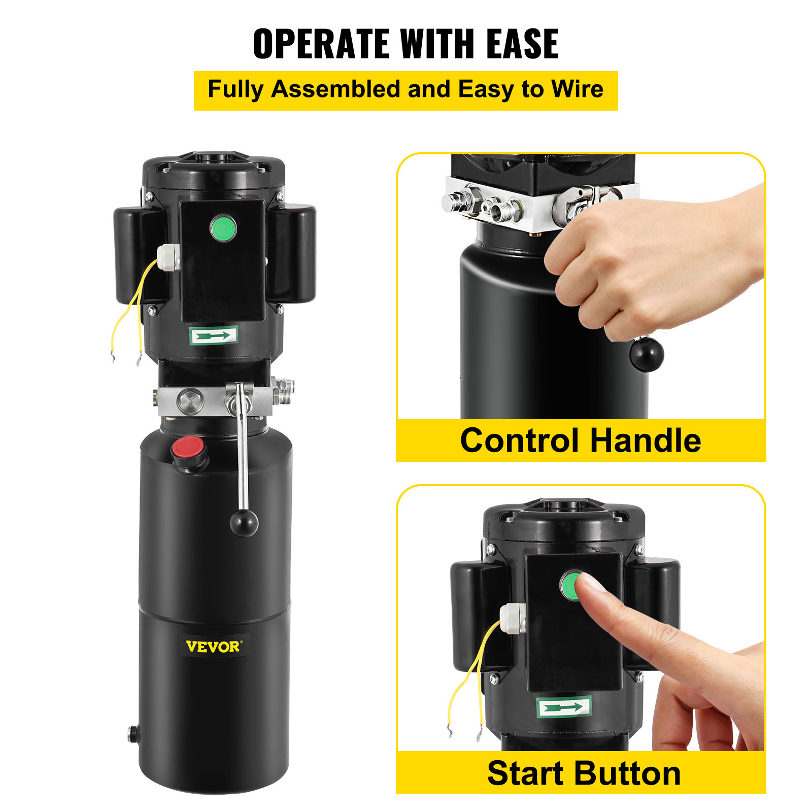 Car Lift Hydraulic Power Unit Hydraulic Pump 220v 50hz 10l Single Phase ...