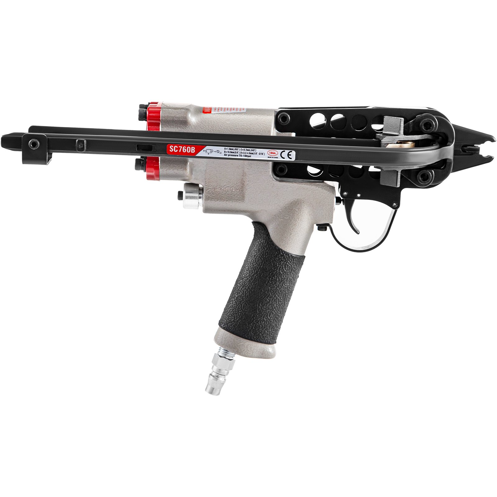 Pneumatic Hog Ring Plier 16 Gauge 3.2-4.8mm C-Ring Stapler for Gabion ...