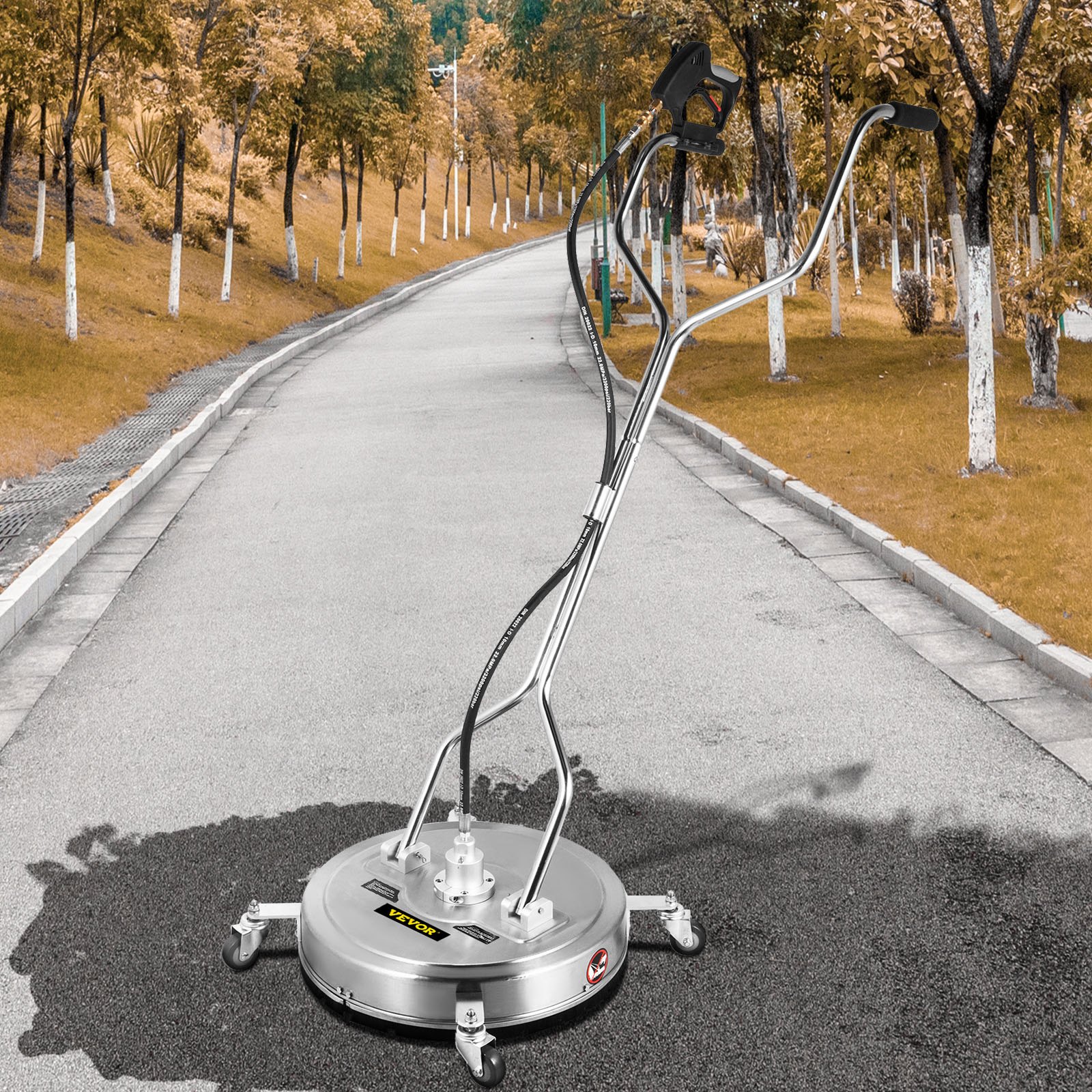 VEVOR Flat Surface Cleaner Pressure Surface Washer 24'' Max.4000 PSI ...