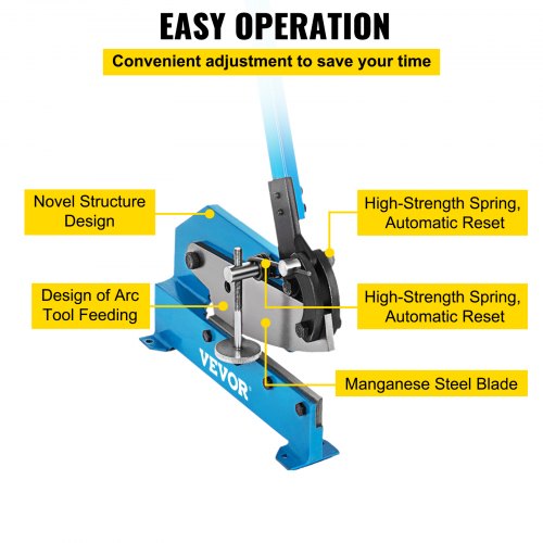 12" Manual Hand Shear Shearer Sheet Metal Steel Cutter | VEVOR US