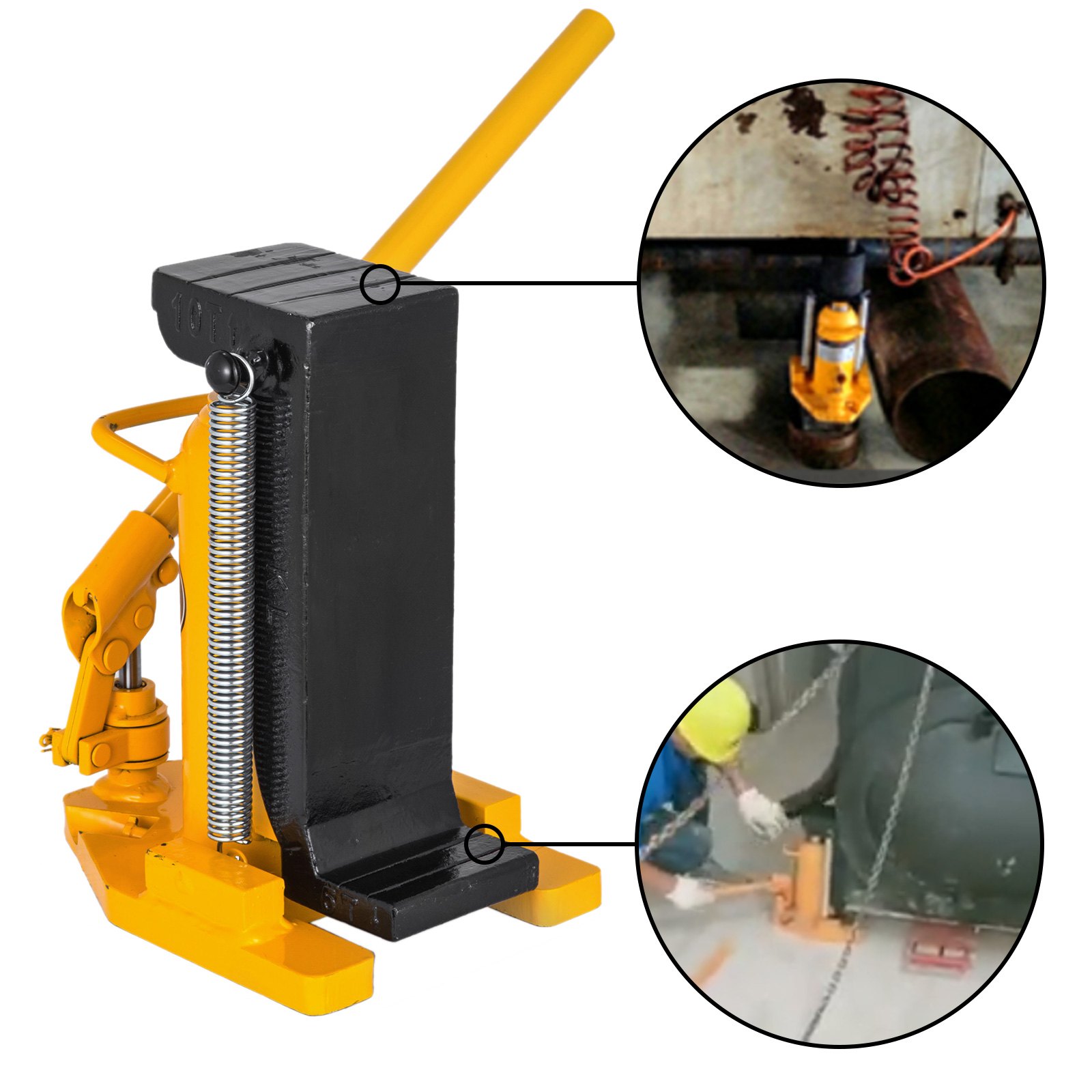 VEVOR Toe Jack Lift Hydraulic Machine Toe Jack Lift Air Hydraulic Toe ...