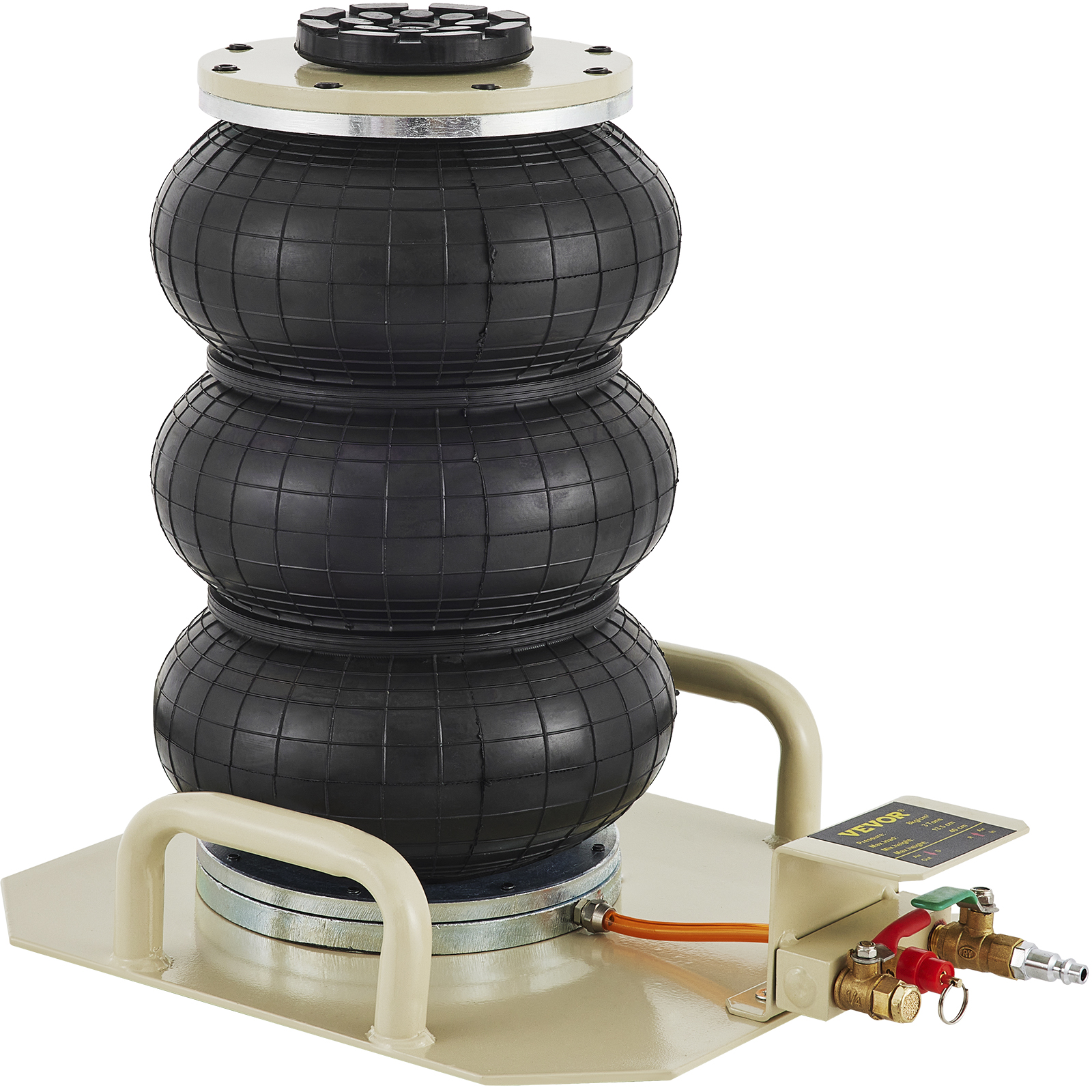 Triple Bag Air Pneumatic Jack 3 Ton 6600 lbs Jacking Compressed Air 16 ...