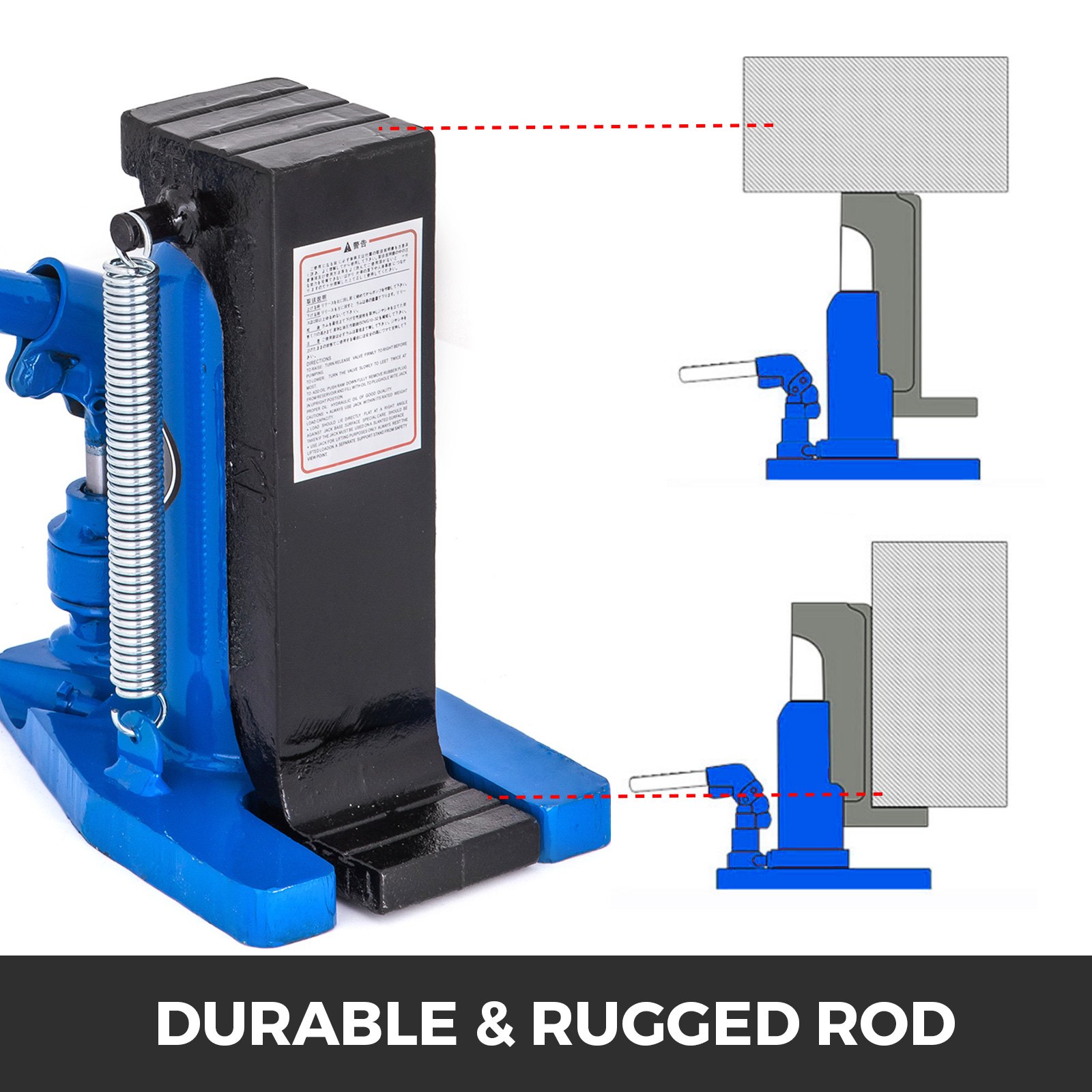 VEVOR Toe Jack Lift Hydraulic Machine Toe Jack Lift Air Hydraulic Toe ...