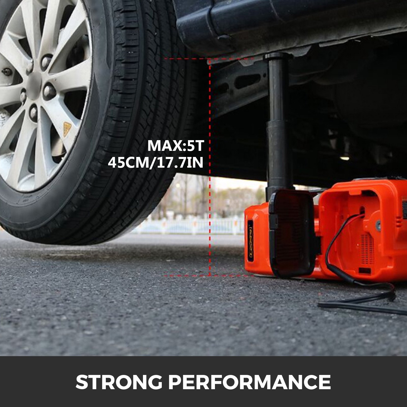 Electric Car Jack Automatic Car Jack 12V DC 5T(11023lb) With Electric ...