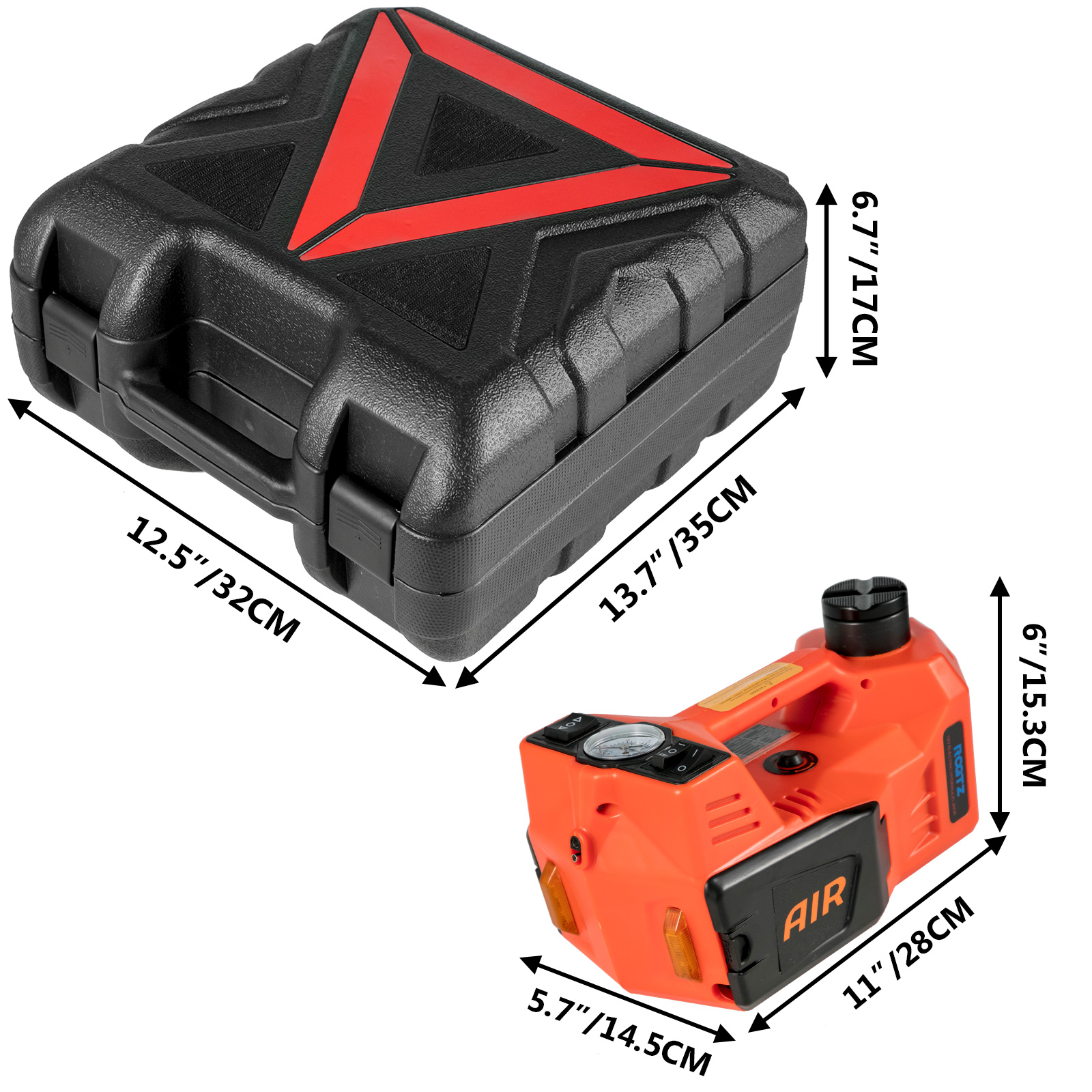 Electric Car Jack Automatic Car Jack 12V DC 5T(11023lb) With Electric ...