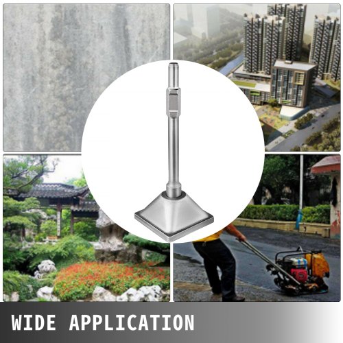 VEVOR 6x6 Compactor Plate 1-1/8 inch Jack Hammer with Electric Chisel ...
