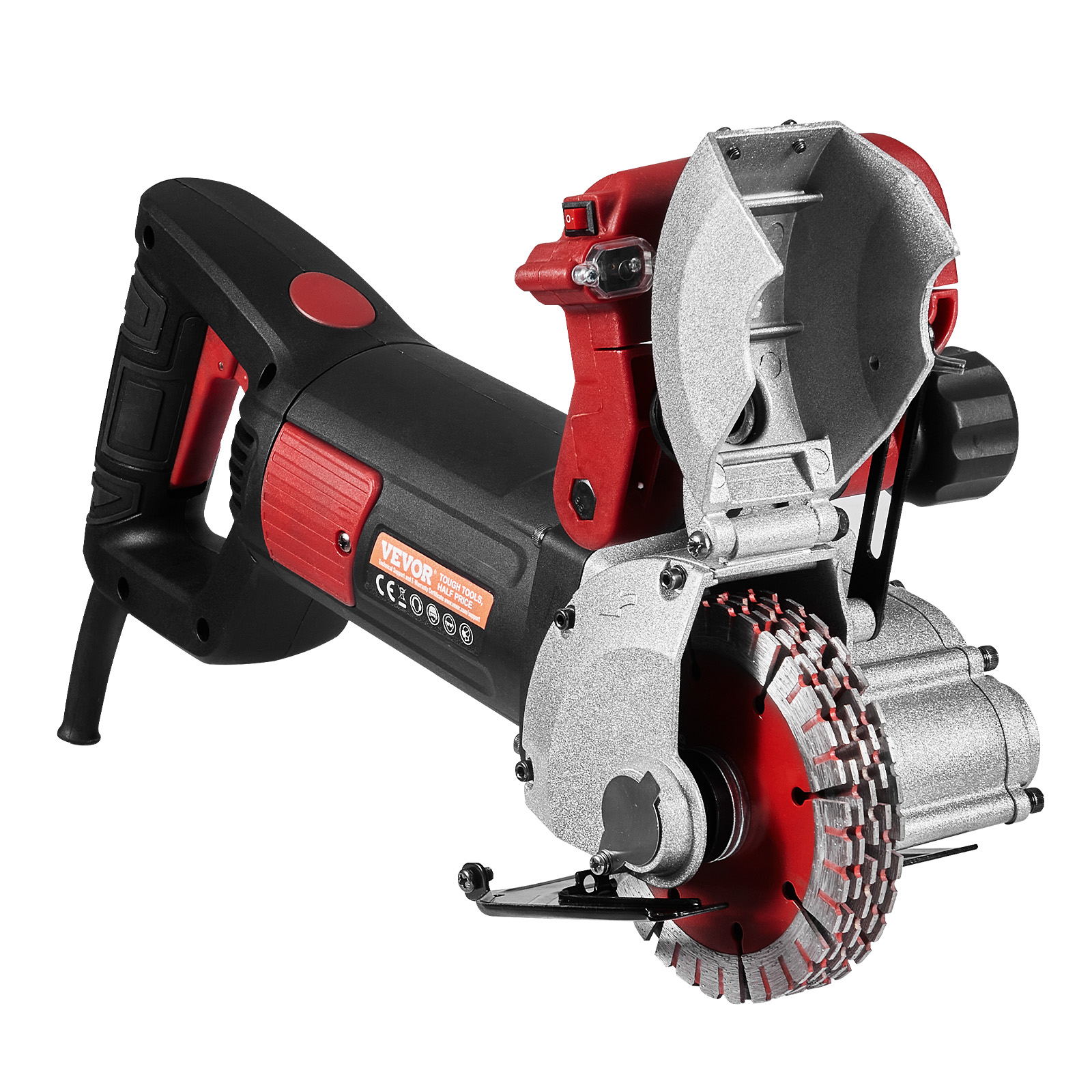 VEVOR 4800W Wall Chaser 42 mm Cutting Width,Wall Groove Cutting Machine ...