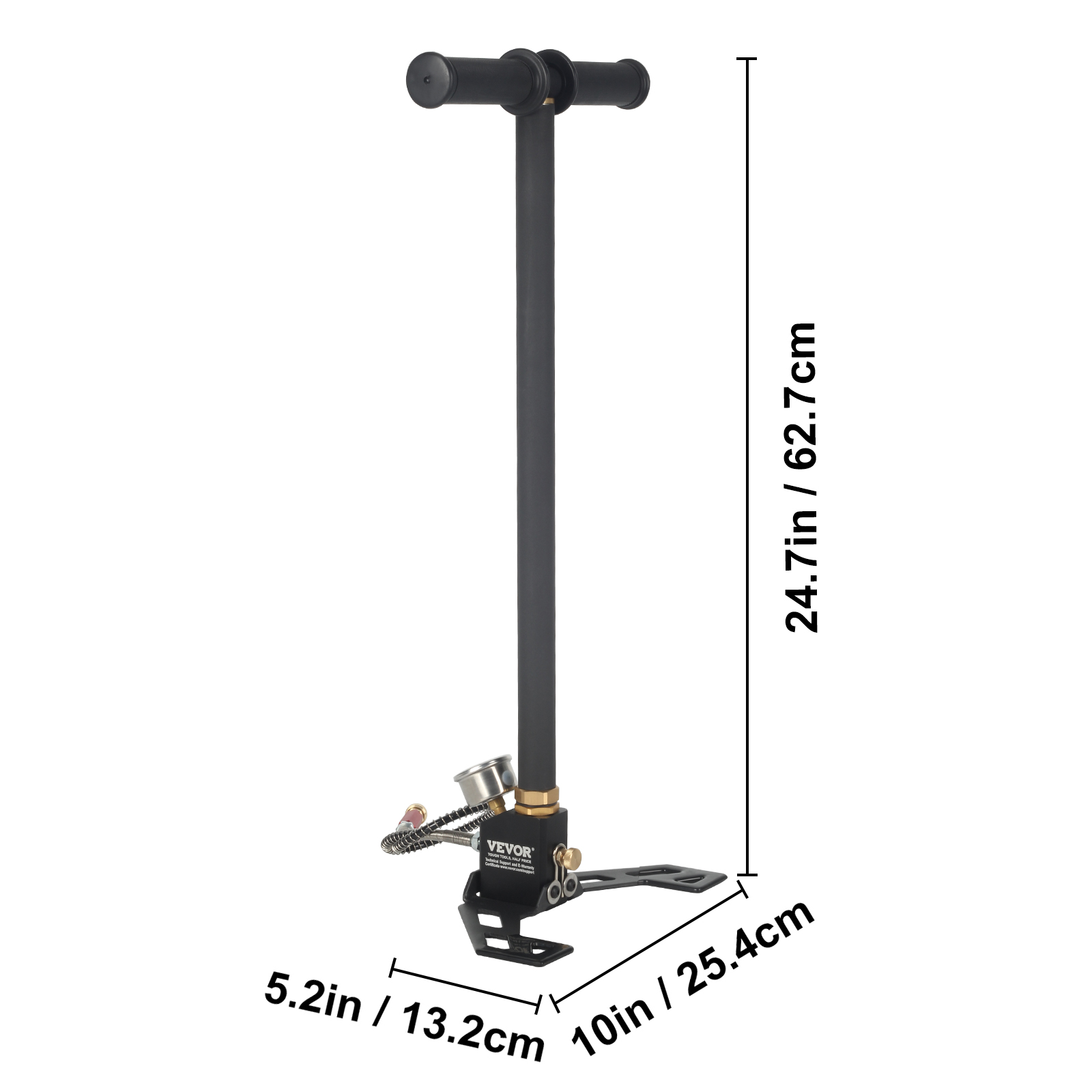 3 Stage PCP Air Gun Rifle Filling Stirrup Pump Hand Pump 4500PSI ...