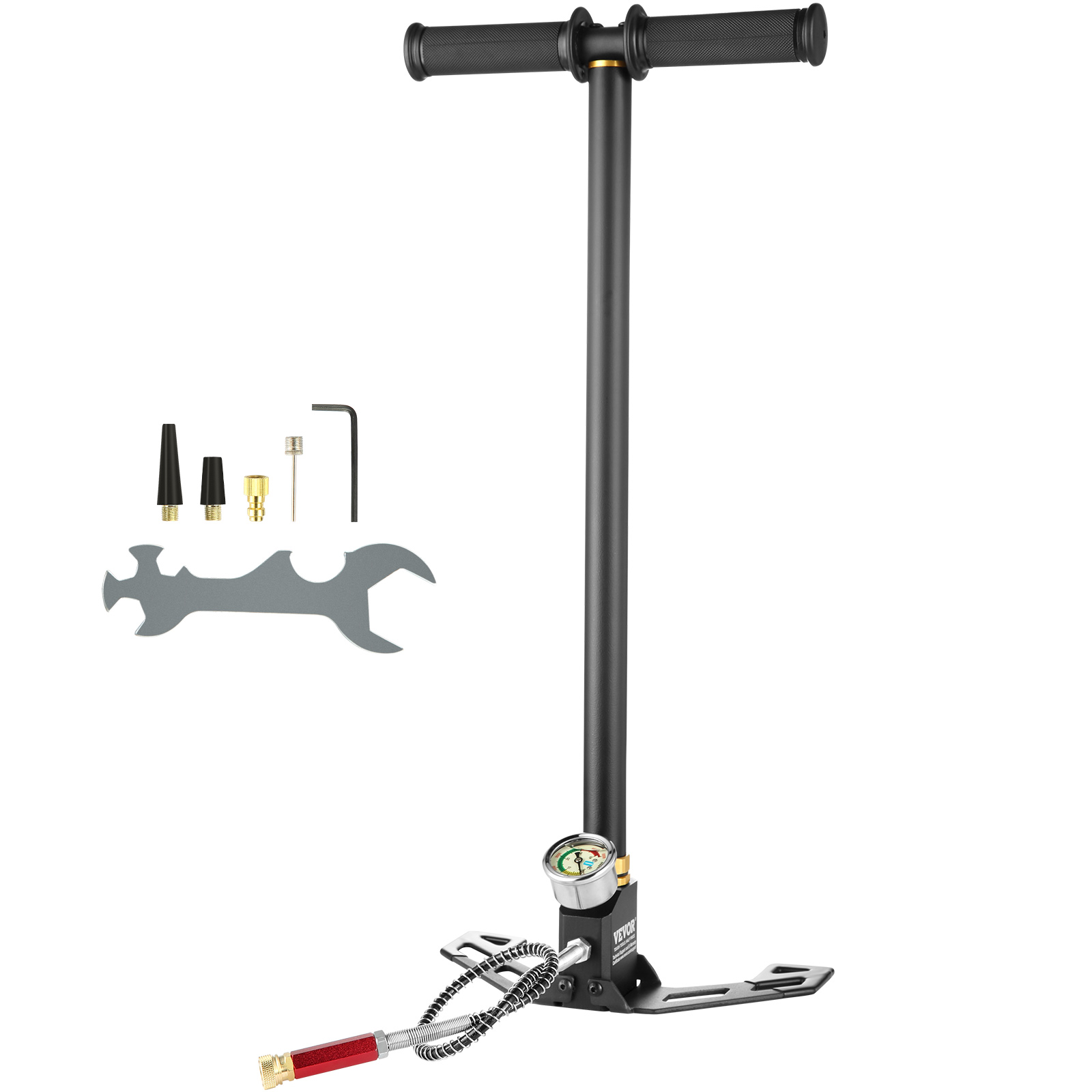 3 Stage PCP Air Gun Rifle Filling Stirrup Pump Hand Pump 4500PSI ...