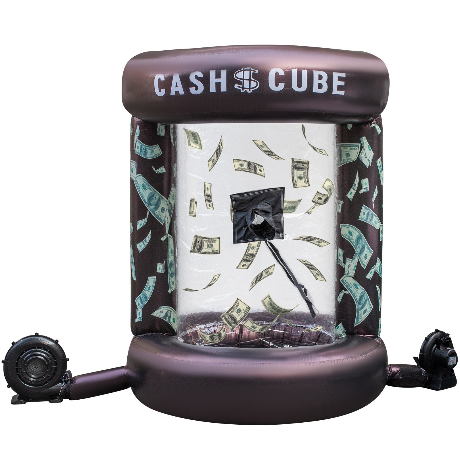 VEVOR Inflatable Cash Cube with Two Blowers Inflatable Cash Cube Booth ...