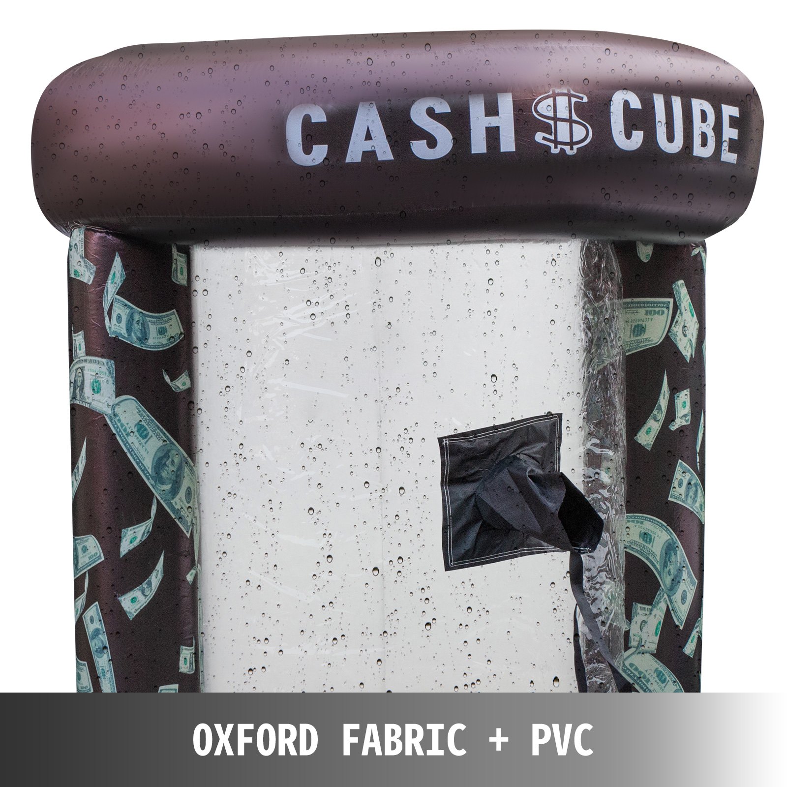 VEVOR Inflatable Cash Cube with Two Blowers Inflatable Cash Cube Booth ...