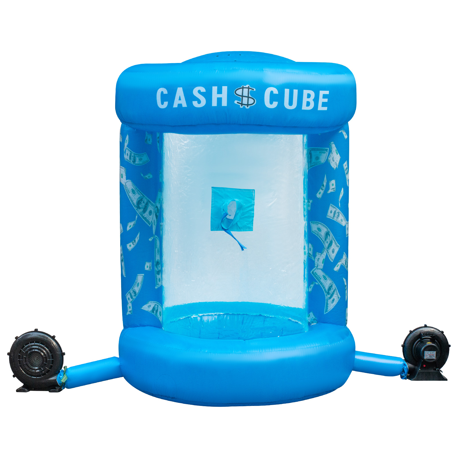 Vevor 5.3x6.9ft Inflatable Cash Cube Machine 2 Air Blower Advertising ...