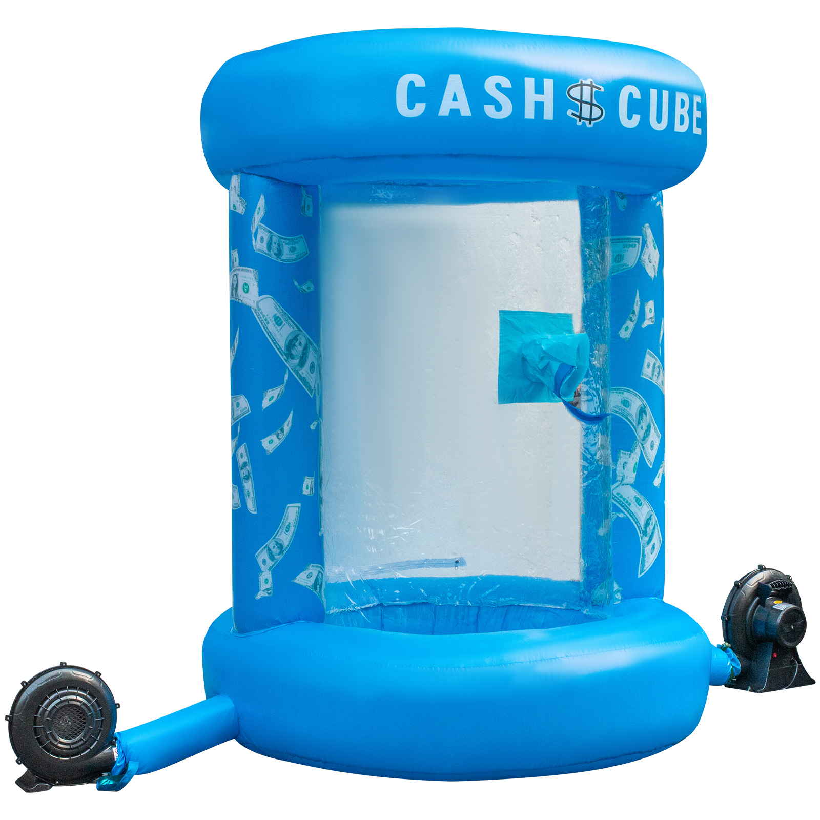 Vevor 5.3x6.9ft Inflatable Cash Cube Machine 2 Air Blower Advertising ...