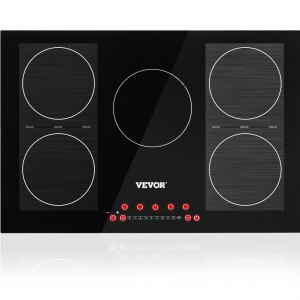VEVOR Electric Induction Cooktop Built-in Stove Top 5 Burners 30.3x20 ...