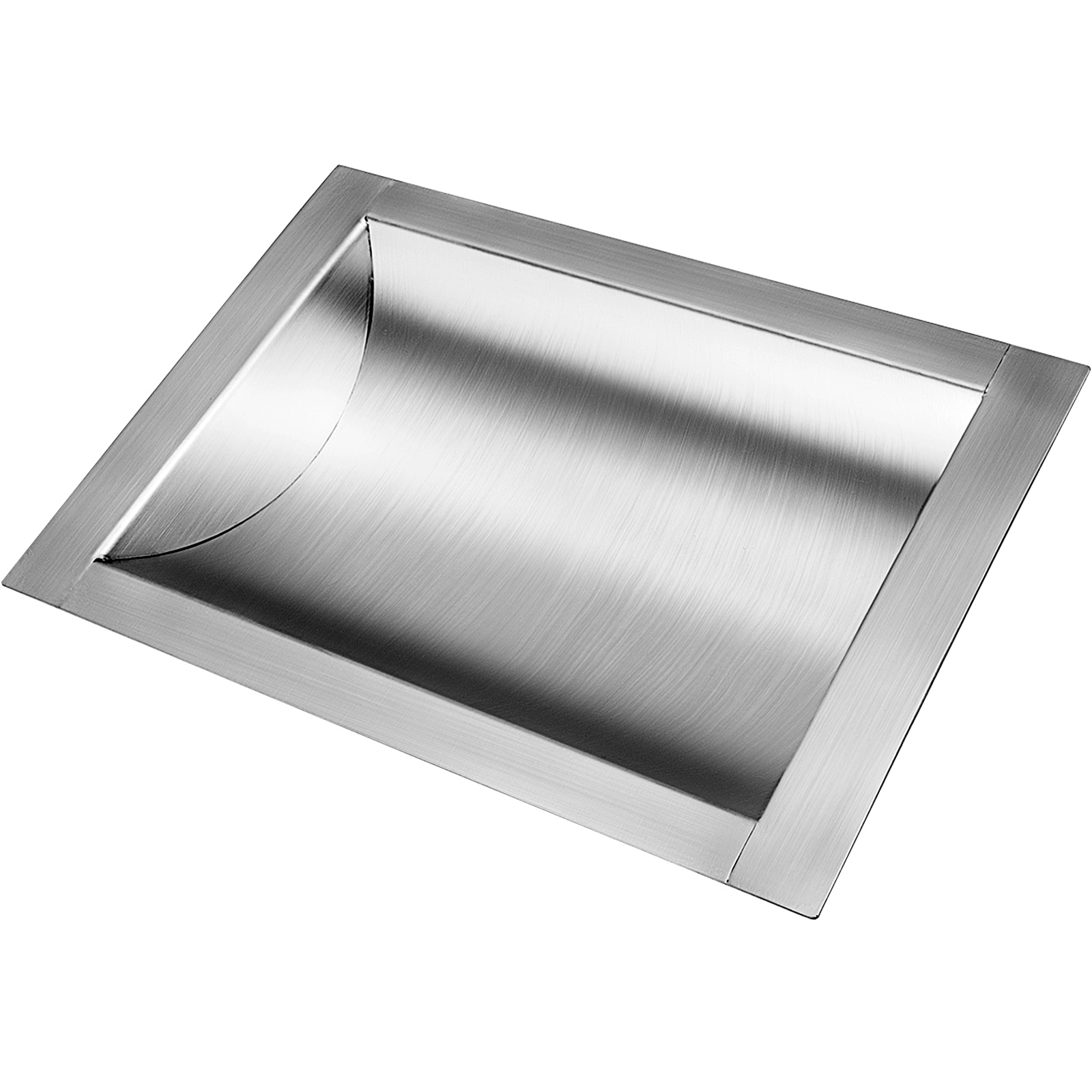 VEVOR Coin Banknote Counter Tray Window 30*25cm Stainless Steel Cash ...