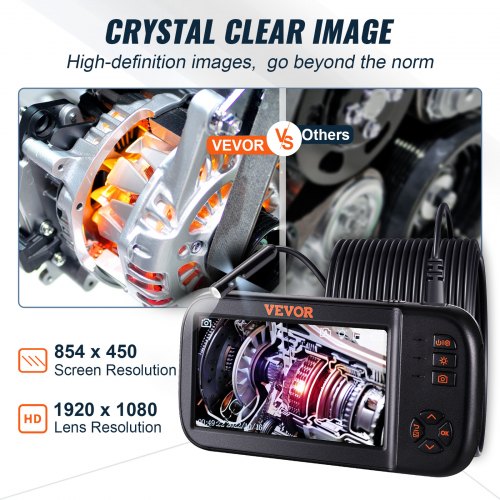VEVOR VEVOR Endoscope Camera Borescope Inspection Camera Triple Lens 4. ...
