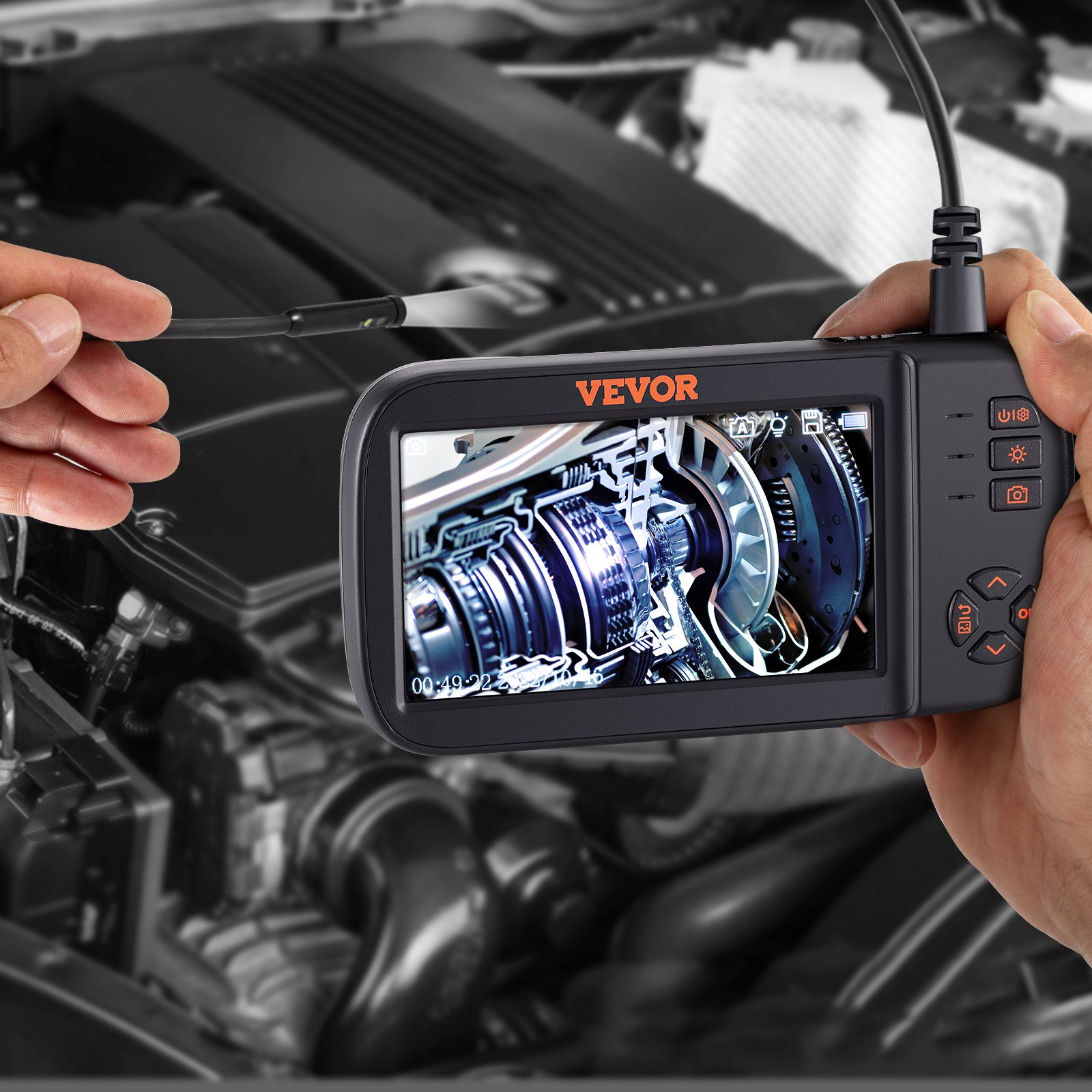 VEVOR VEVOR Endoscope Camera Borescope Inspection Camera Triple Lens 4. ...