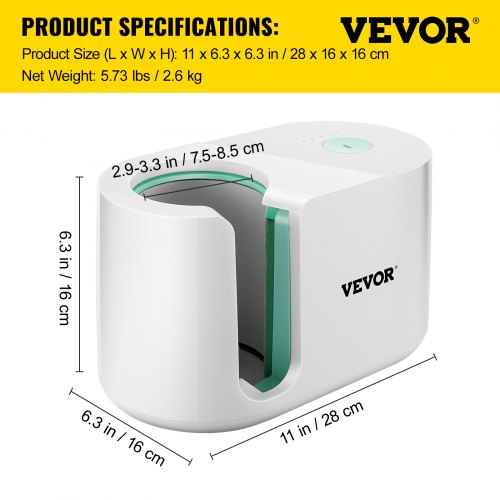VEVOR Mug Press Machine, Automatic Mug Heat Press for Sublimation 11 ...