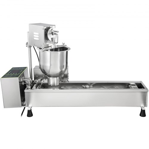 VEVOR 110V Commercial Silver Automatic Donut Making Machine, Single Row ...