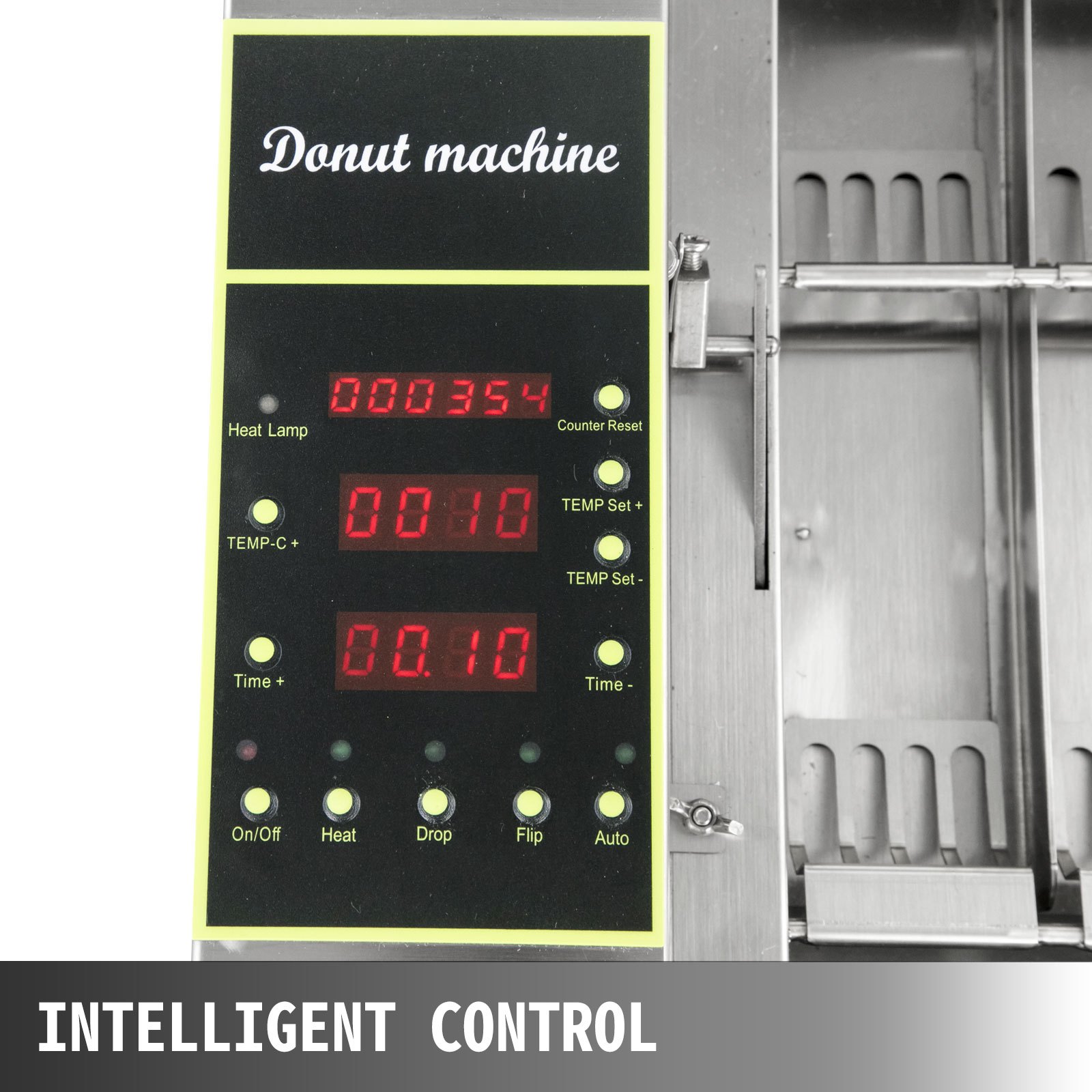 VEVOR 110V Commercial Automatic Donut Making Machine, 6 Rows Auto ...