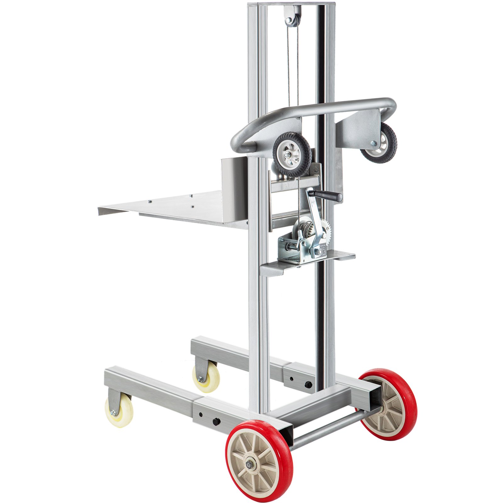 VEVOR Manual Winch Stacker, 4.7" - 57" Height Range, 23.6" Length x 19. ...
