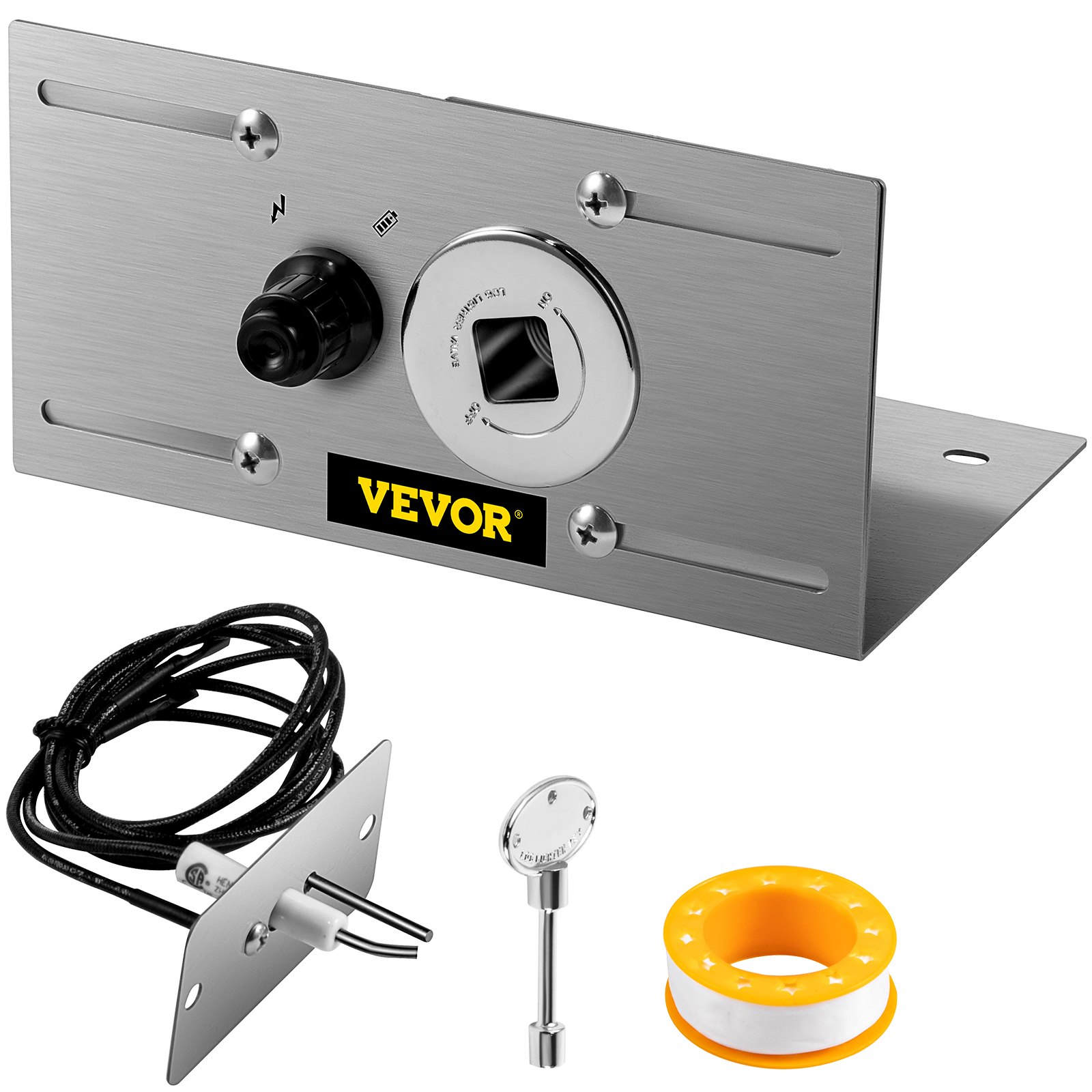 VEVOR Fire Pit Gas Burner Spark Ignition Kit, 300K BTU Fire Pit ...