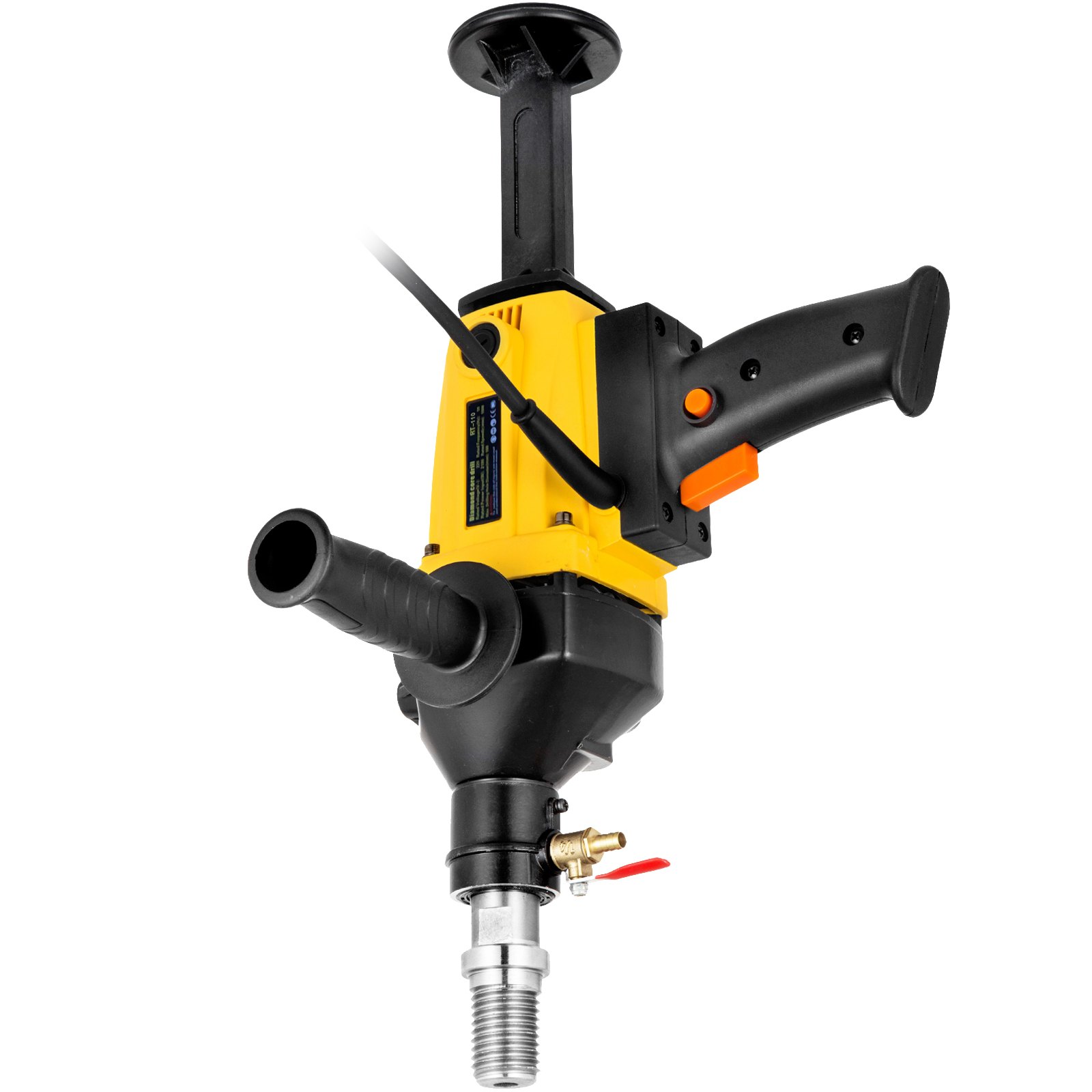 VEVOR Diamond Core Drill, 1800W 4'/110 mm, 1700RPM Variable Speed Core ...
