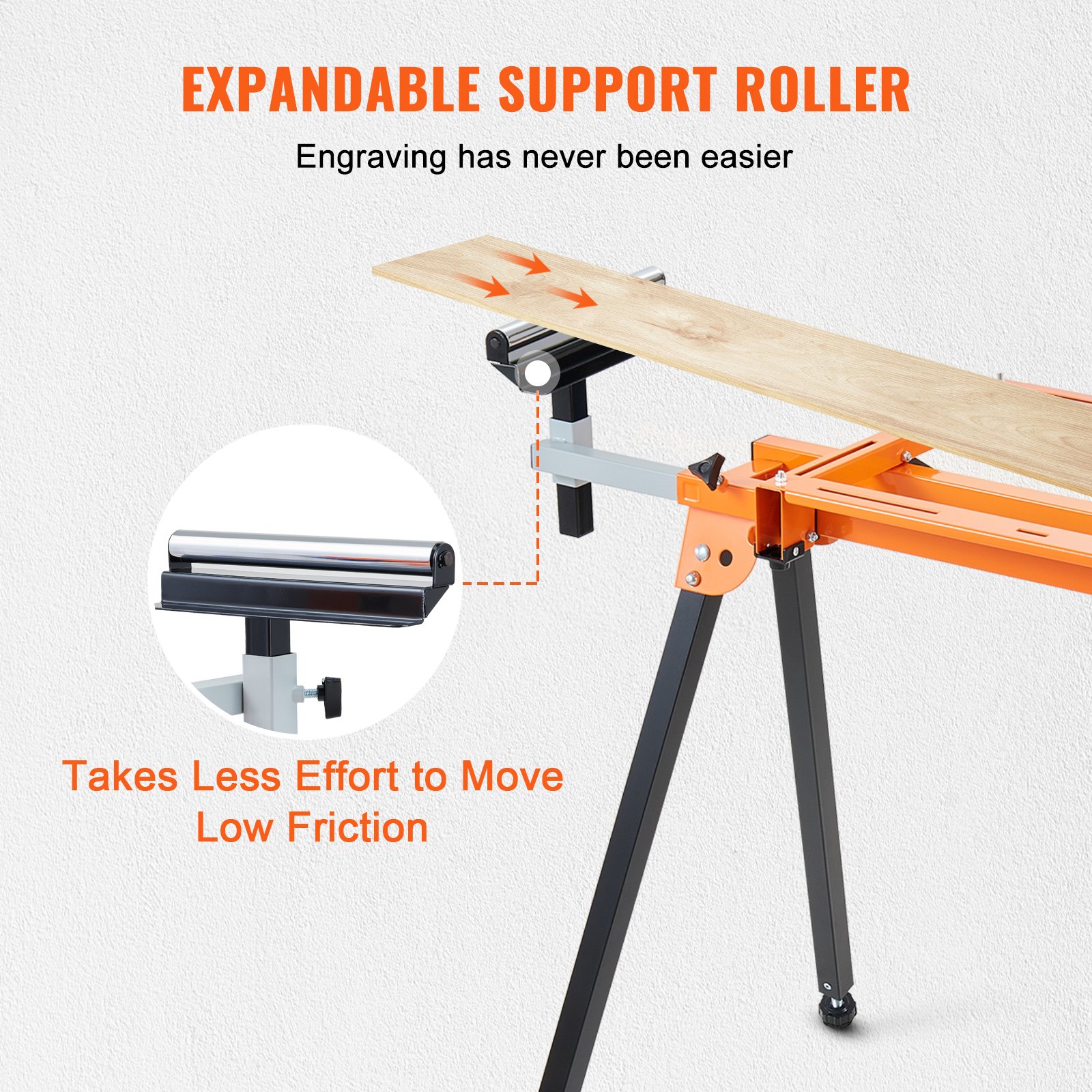 VEVOR VEVOR 79in Miter Saw Stand with One-piece Mounting Brackets ...