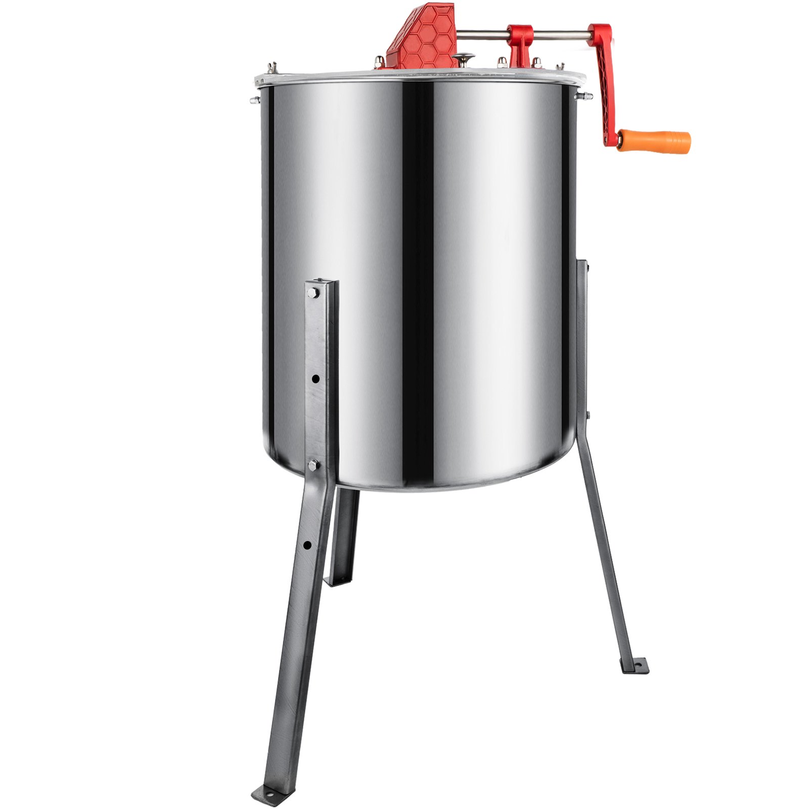 VEVOR Manual Honey Extractor Separator 4 Frame Stainless Steel ...