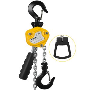 Mini Lever Hoist Chain Block 550lbs 5ft Versatile Construction Posts ...