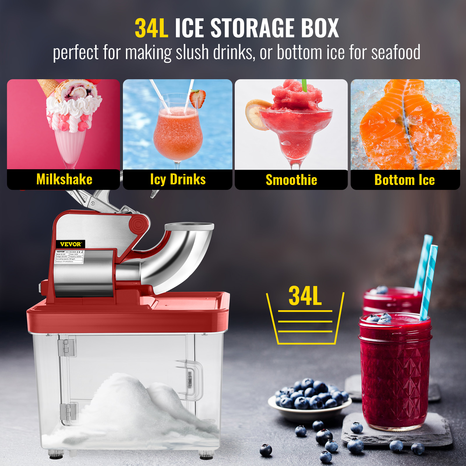 Snow Cone Machine Commercial, Snowball Machine Commercial, Red Snow ...