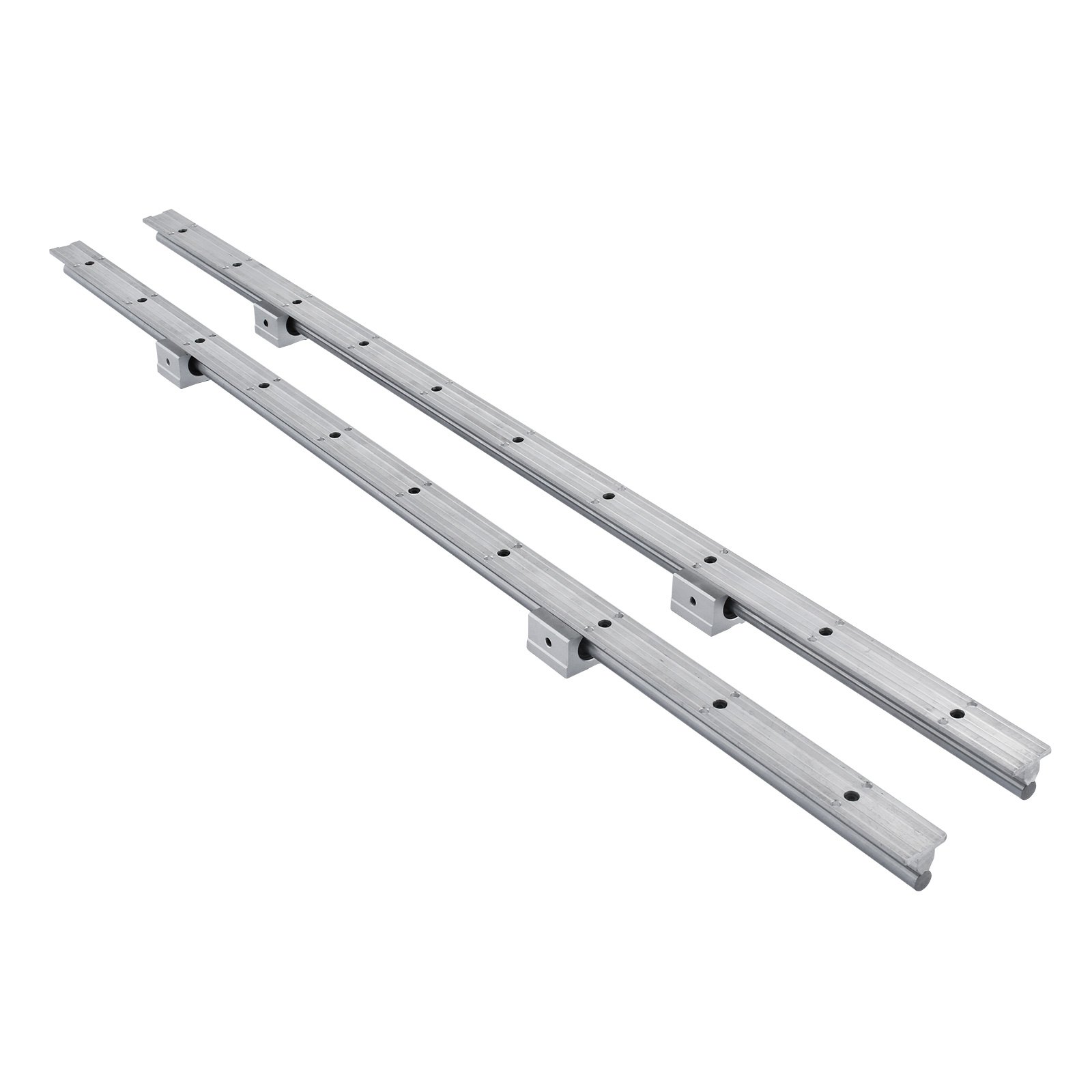 VEVOR Linear Rail SBR12-1000mm 38mm Linear Slide W/ 4 SBR12UU Bearing ...